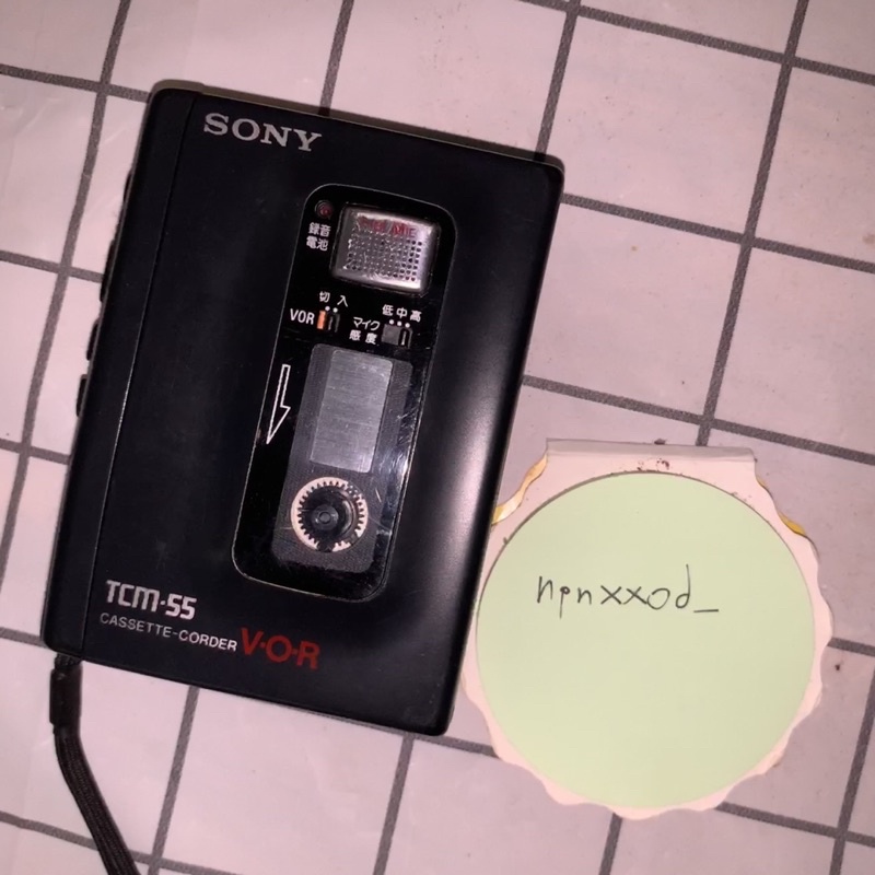เครื่องเล่นเทปพกพาโซนี่ Sony TCM-55 CassetteRecorder | Shopee Thailand