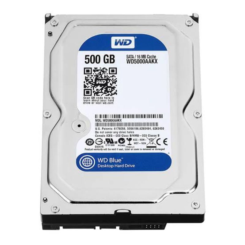 HDD WD Blue (ฮาร์ดดิส) 500 GB 7200rpm แถมสาย sata | Shopee Thailand