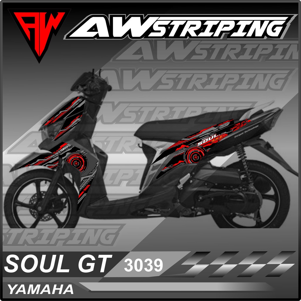 Soul Gt 115 Striping สติกเกอร์รายชื่อ Semi Full Racing Variations- Soul ...