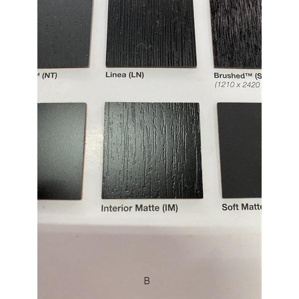 แผ่นโฟเมก้า Formica PP 0909 IM Black ขนาด 120 ซม. x 240 ซม. หนา 0.8 มม. ...