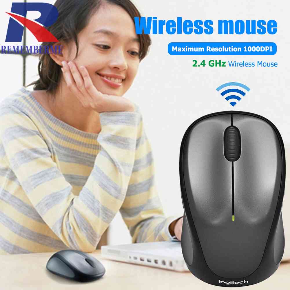 Logitech M235 เมาส์ออปติคอลไร้สาย 2.4GHz USB 1000DPI 3 ปุ่ม | Shopee ...