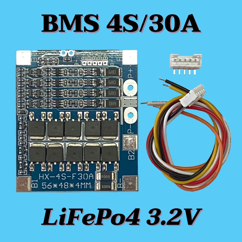 BMS 4S 30A ระบบ 12V สำหรับ LiFePo4 3.2V และสำหรับ Li-Ion 3.7V | Shopee Thailand