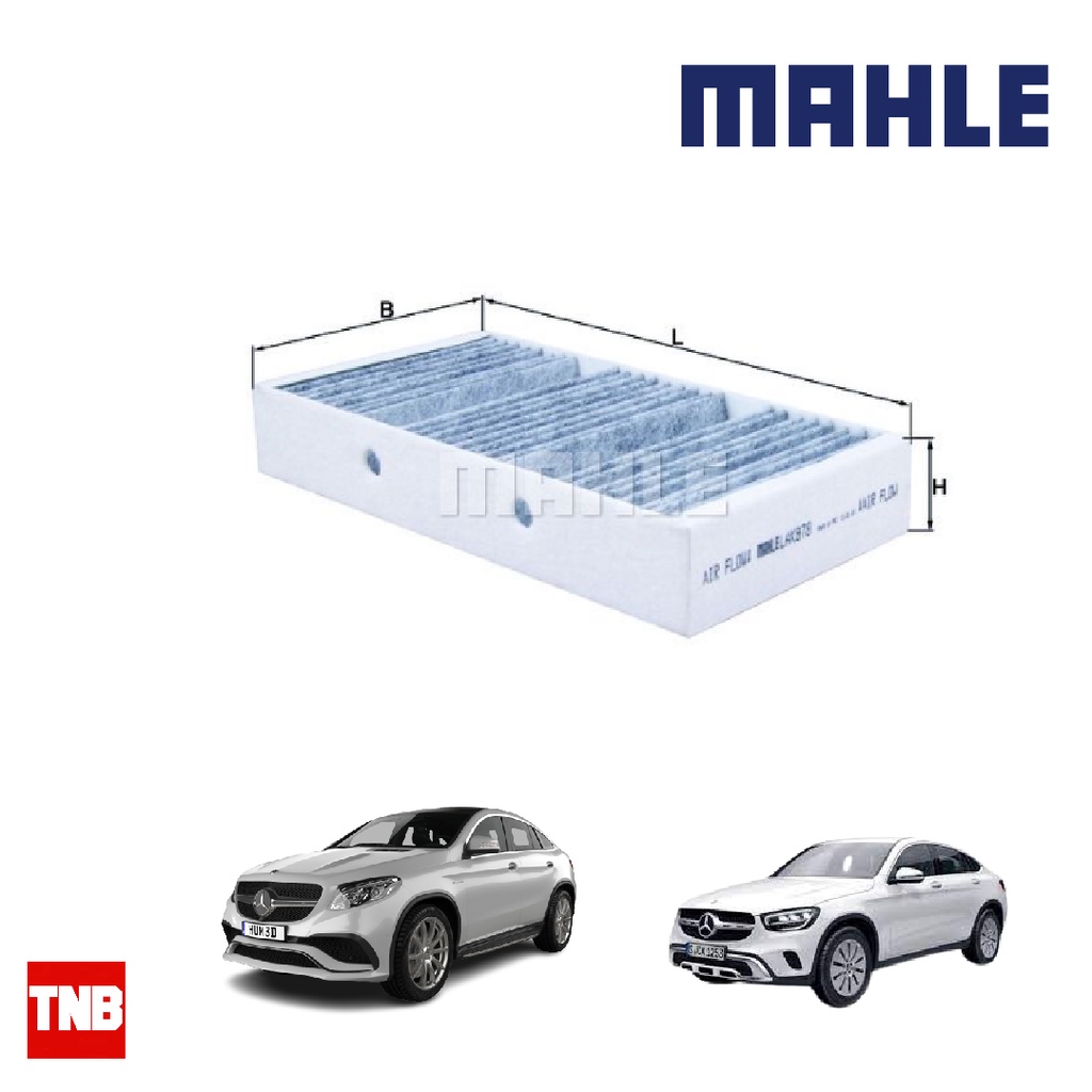 MAHLE ไส้กรองแอร์ เบนซ์ ML W166 GLE X166 W292 C292 | OE 166 830 00 18 ...