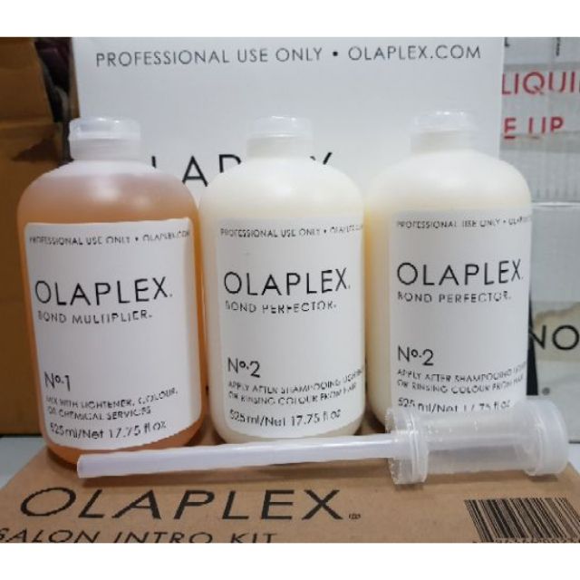 OLAPLEX Professional Salon Kit No.1, No.2 (2 ขวด) ขนาด 525 Ml ของแท้ ...
