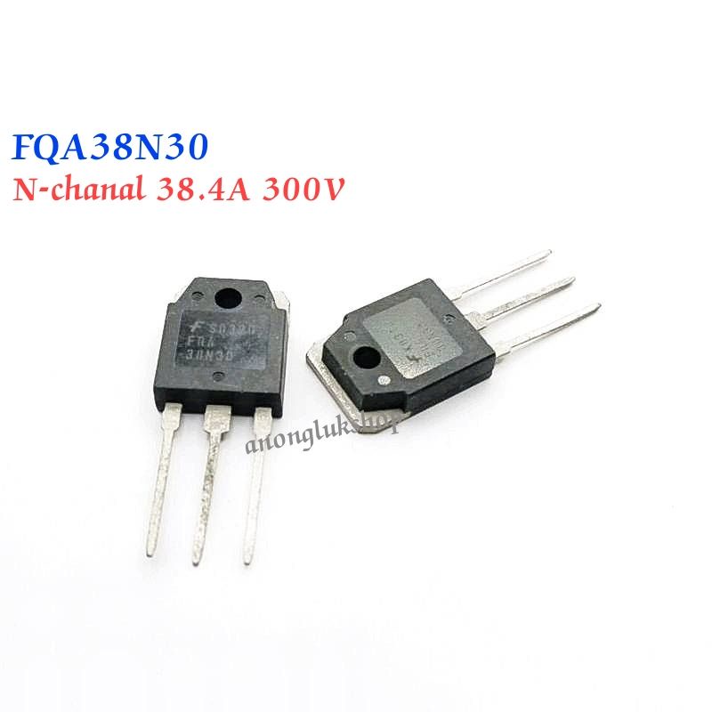 1ตัว 👉👉FQA38N30 38N30 Mosfet N-Channel 38.4A 300V มอตเฟสในบอร์ดเครื่อง ...