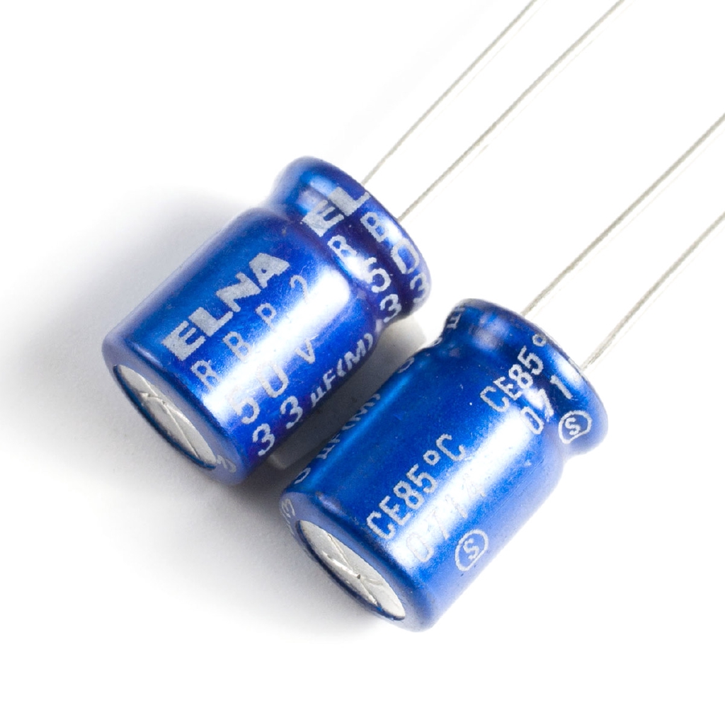 สต็อกพร้อม* 5 ชิ้น,ELNA 50V 33uF Non-Polar BP Bi-Polar CE-BP Series Capacitor 8X12mm | Shopee ...