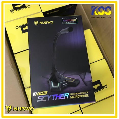 🚀💥ส่งชัวร์ส่งไว🚀ไมค์คอมตั้งโต๊ะ Nubwo Microphone M31 SCYTHER SPECTRUM ...