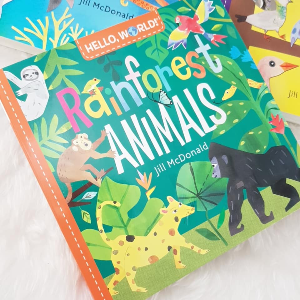 Hello World Weather, Body, Bugs, Rainforest, Planet, Board Book หนังสือ ...