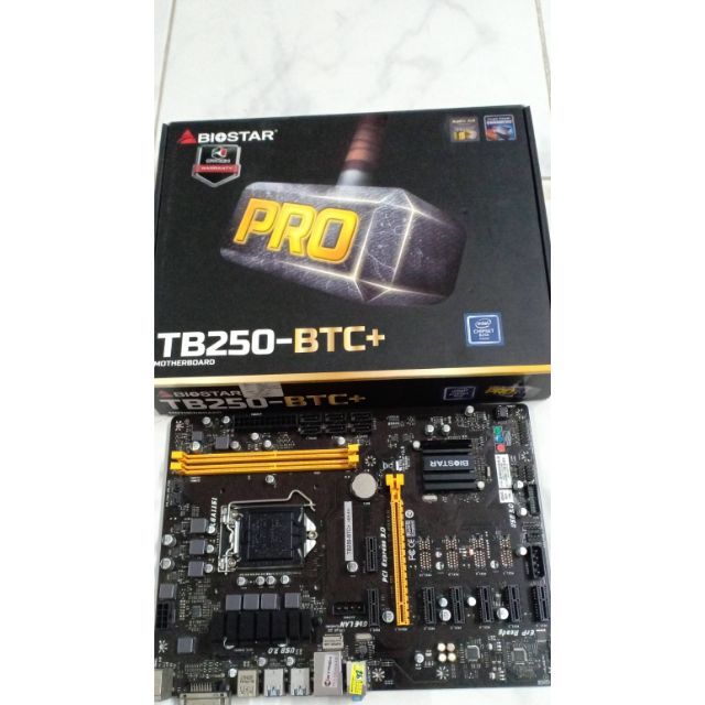 เมนบอร์ดBIOSTAR TB250-BTC PRO | Shopee Thailand