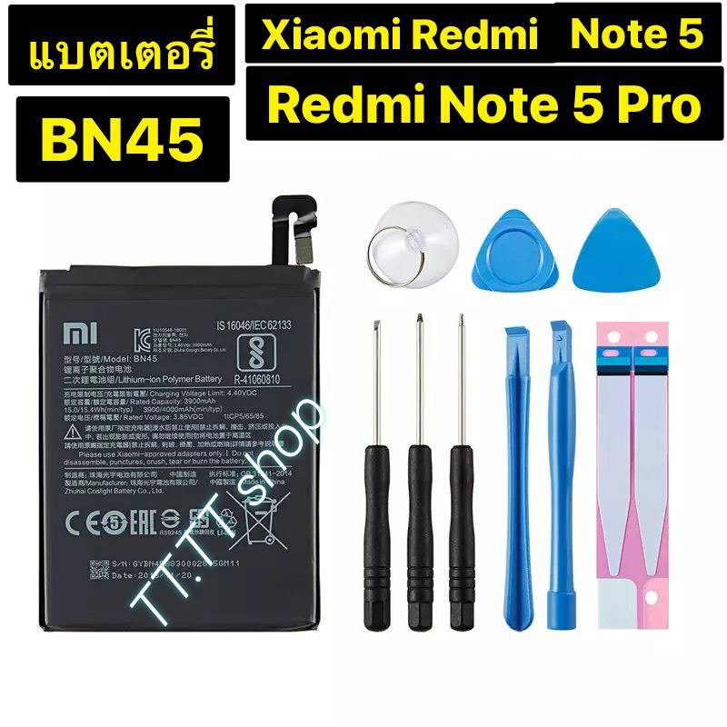 แบตเตอรี่ แท้ Xiaomi Redmi Note 5 / Redmi Note 5 Pro / Redmi Note 2 BN45 4000mAh พร้อมชุดถอด ...