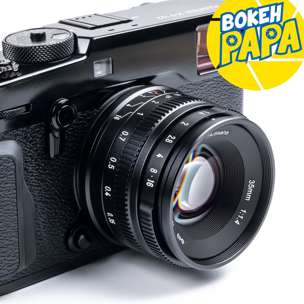 7Artisans 35mm F1.4 APSC เลนส์หน้าชัดหลังเบลอ ( FX / E / M43 MOUNT )( เลนส์มือหมุน เลนส์ละลาย ...