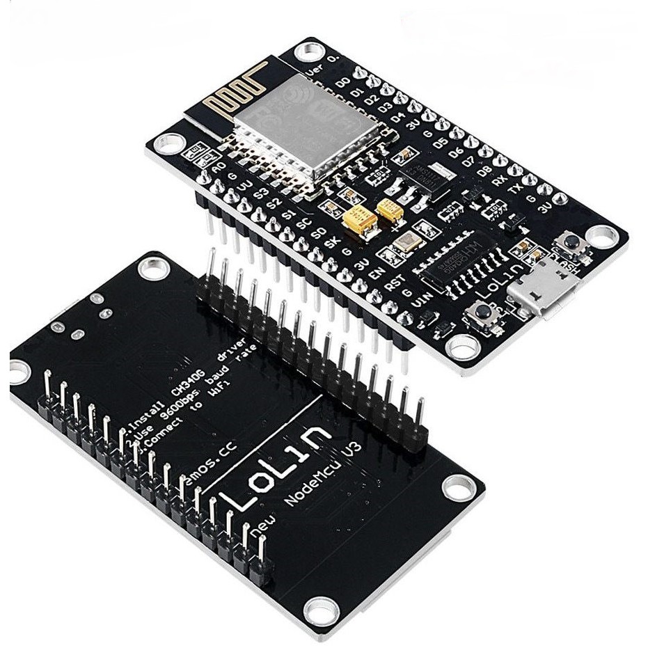 NodeMCU Development Kit V3 บอร์ดไมโครคอนโทรลเลอร์ 32bits ESP12F ESP8266 ...