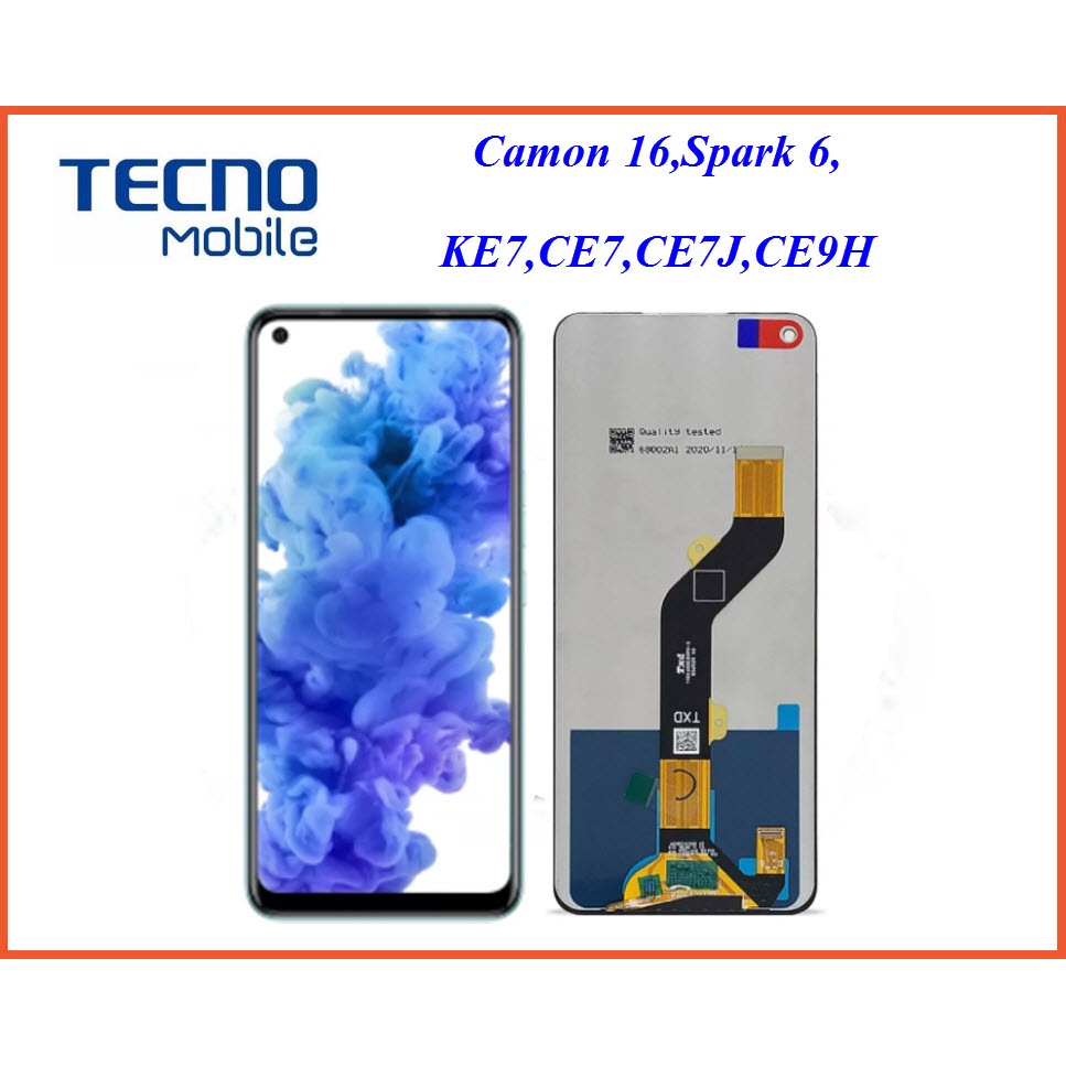 จอ LCD.Tecno Camon 16,SPark 6,KE7,CE7,CE7J,CE9H+ทัชสกรีน(Or) | Shopee Thailand