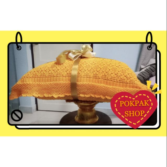 หมอนบวช,หมอนงานบวช, หมอนถักงานบวช,หมอนถักโครเชต์ POKPAK'SHOP | Shopee Thailand