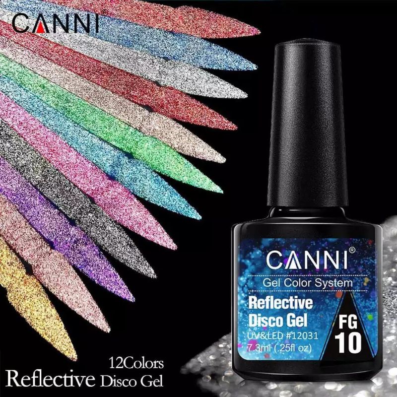 สีแฟลชCanni reflective disco | Shopee Thailand