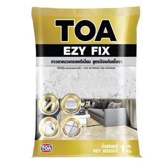 TOA EZY FIX | ทีโอเอ กาวยาแนว เกรดพรีเมี่ยม สูตร ป้องกันเชื้อรา | ขนาด ...