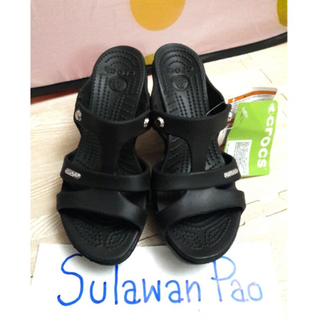 ใหม่ Crocs cyprus v heel ขนาด W6 | Shopee Thailand