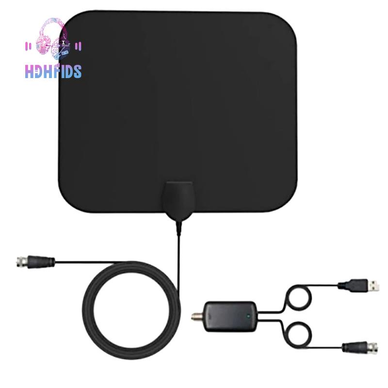 HD TV Antenna,4K HDTV Antenna 50Miles Range with Amplifier Supports All ...