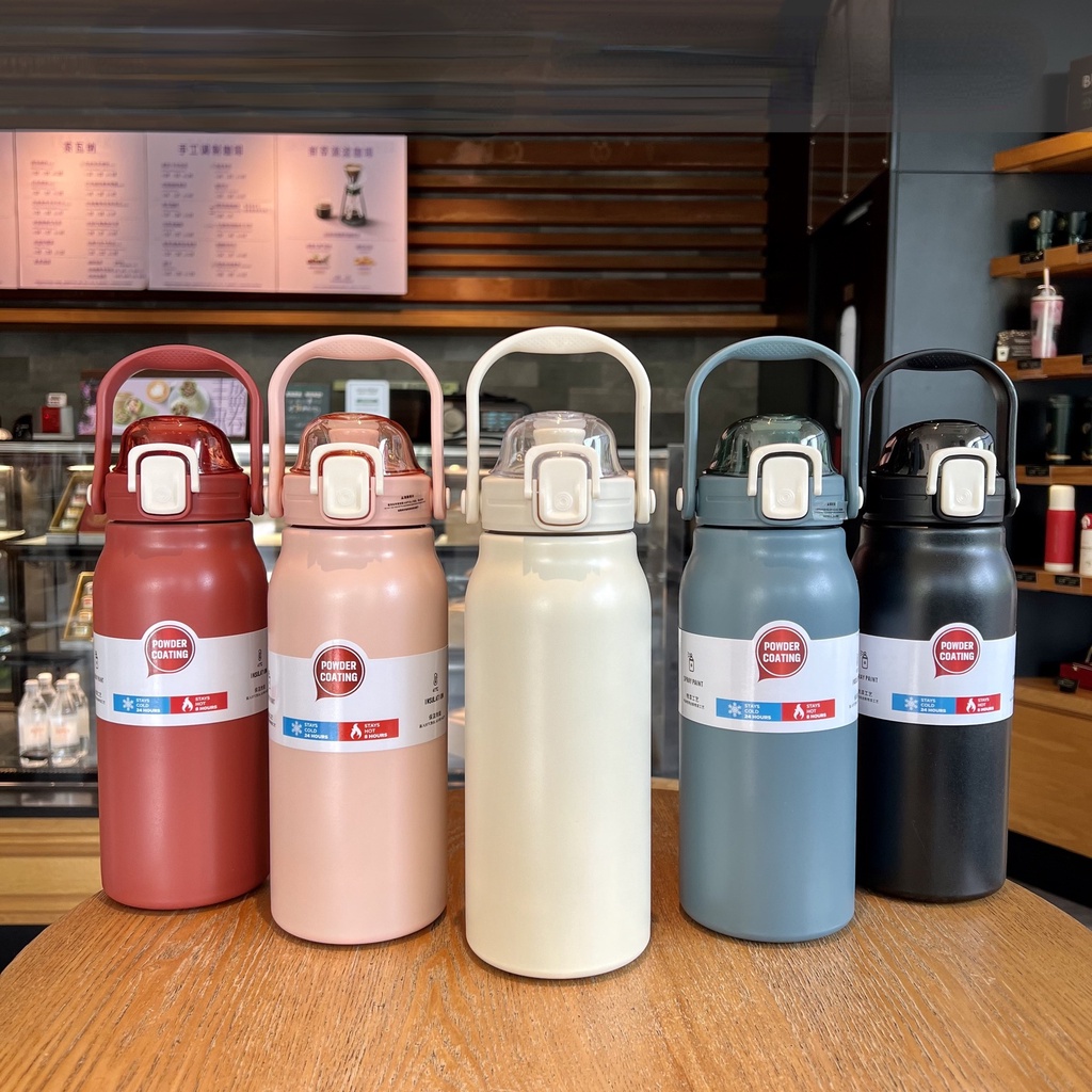 กระติกน้ำ ขวดนำ้ 1.7L .1.3L แท้งค์เก็บอุณหภูมิ สแตนเลส316 กระติกน้ำเก็บความร้อน ขวดน้ำเดินทาง ...