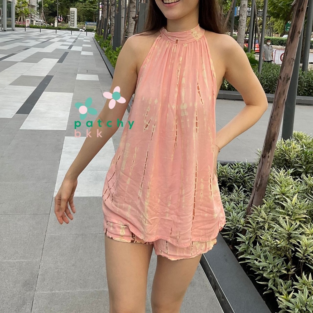 PATCHY.BKK-ชุดเซตคอเต่า loma ขาสั้นสุดน่ารัก | Shopee Thailand