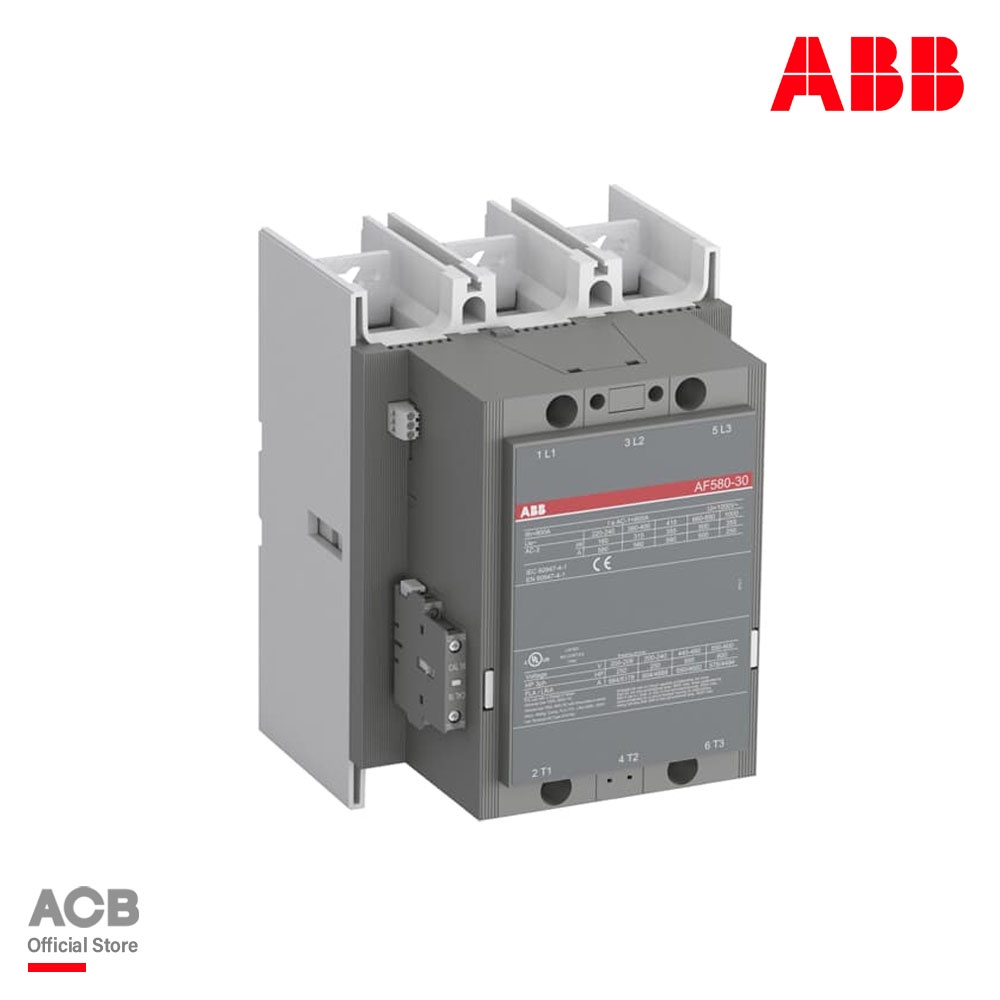 ABB AF580-30-11 100-250VAC/DC Contactor รหัส AF580-30-11-70 1SFL617001R7011 เอบีบี ACB Official ...