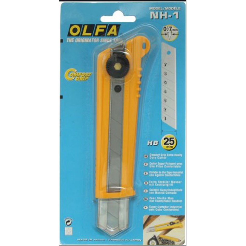 OLFA โอฟ่า รุ่น NH-1 มีดคัตเตอร์ขนาดใหญ่ 25 มม. | Shopee Thailand
