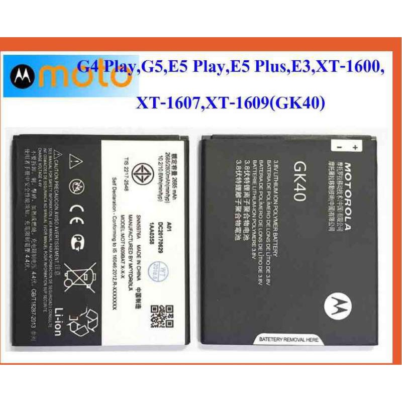 แบตเตอรี่ Moto G4 Play,G5,E3,E5 Play,E5 Plus,XT-1600,XT-1607,XT-1609 ...