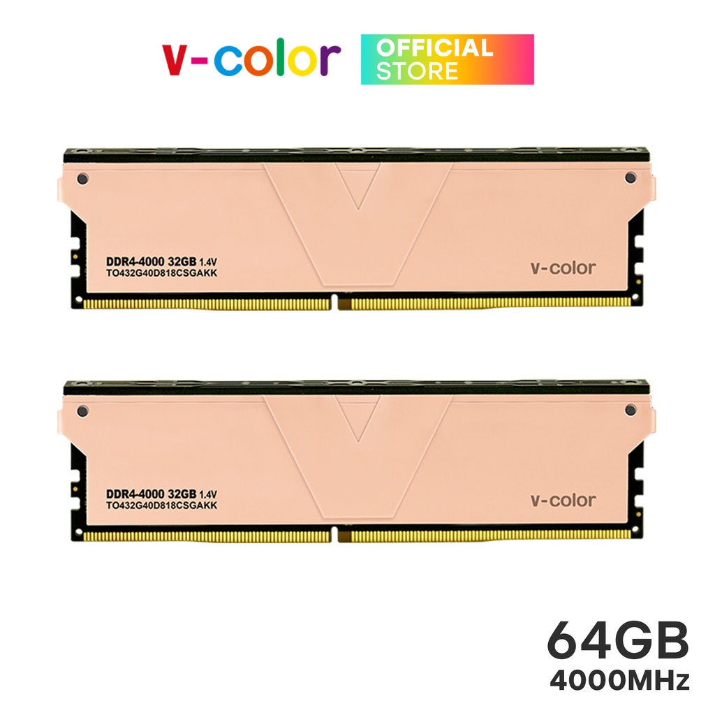 v-color RAM PC Skywalker Plus non RGB 64GB (32GBx2) DDR4 Bus 4000MHz ...