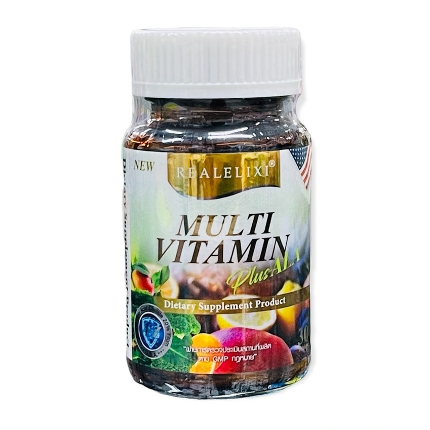 Real Elixir Multi Vitamin +ALA (30 เม็ด) เรียล อิลิกเซอร์ วิตามินรวม ...