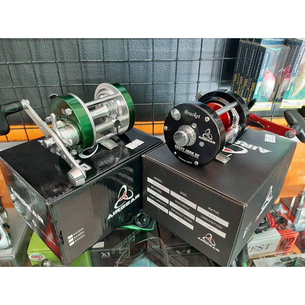 รอกเบท AIRGEAR (EA5000) มีทั้งหมุนซ้าย-หมุนขวา มี 3 สีให้เลือก | Shopee ...