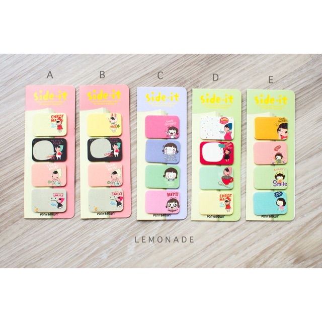 Post it ด้านข้าง แผ่นเล็ก | Shopee Thailand
