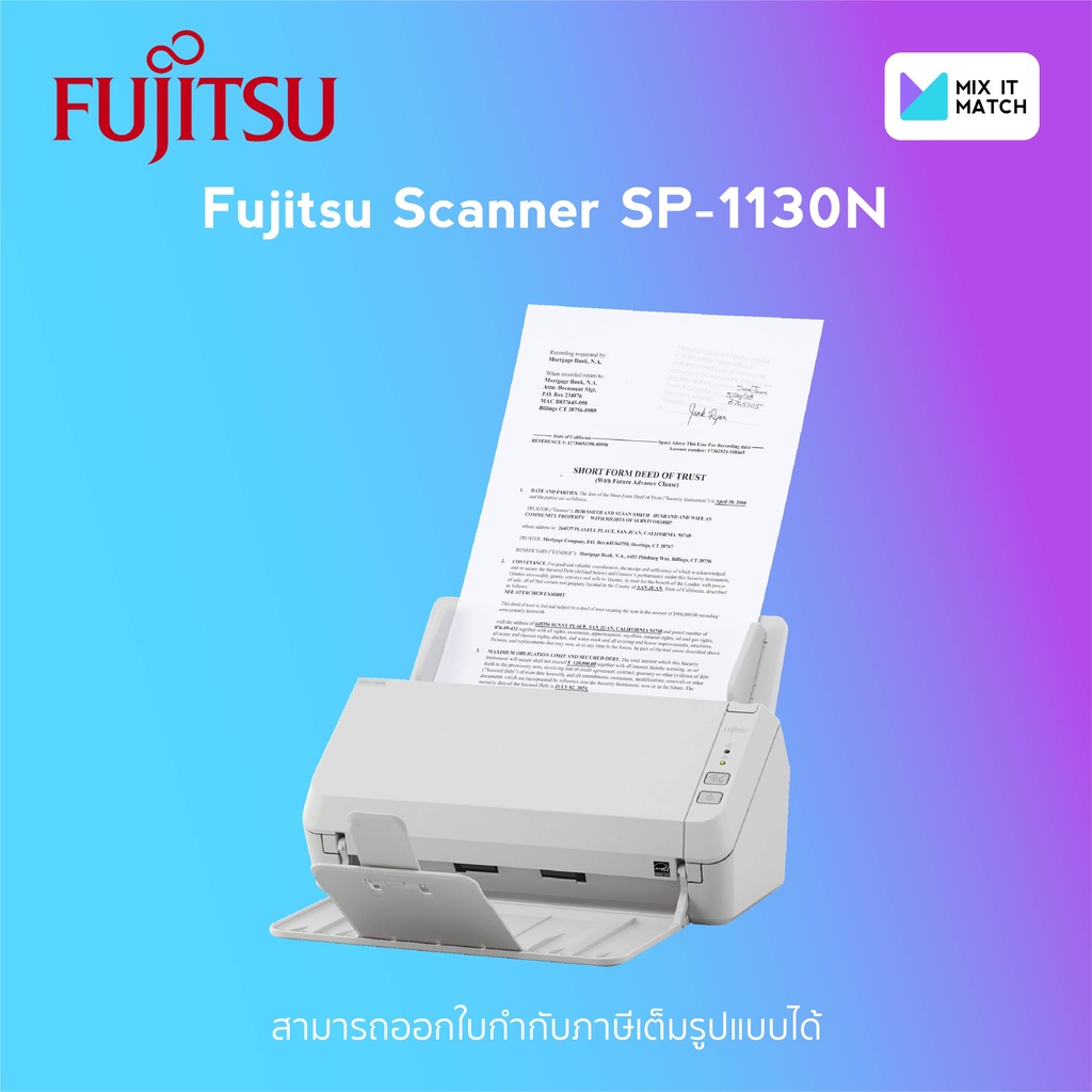 Fujitsu Scanner SP-1130N (PA03811-B021) | Shopee Thailand