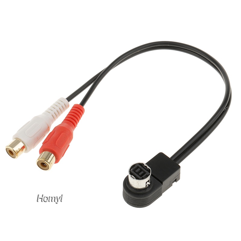[Homyl] อะแดปเตอร์แยกเสียงวิทยุ Ai-Net To Aux 2 Rca สําหรับ Alpine Cda ...