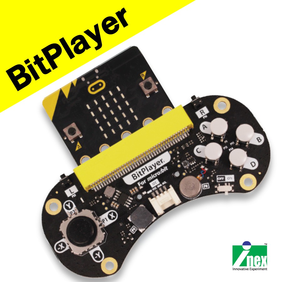 INEX BitPlayer/microbit/robot *ไม่รวม microbit และแบตเตอรี่* /DIY Robot/โค้ดดิ้ง/coding/หุ่นยนต์ ...