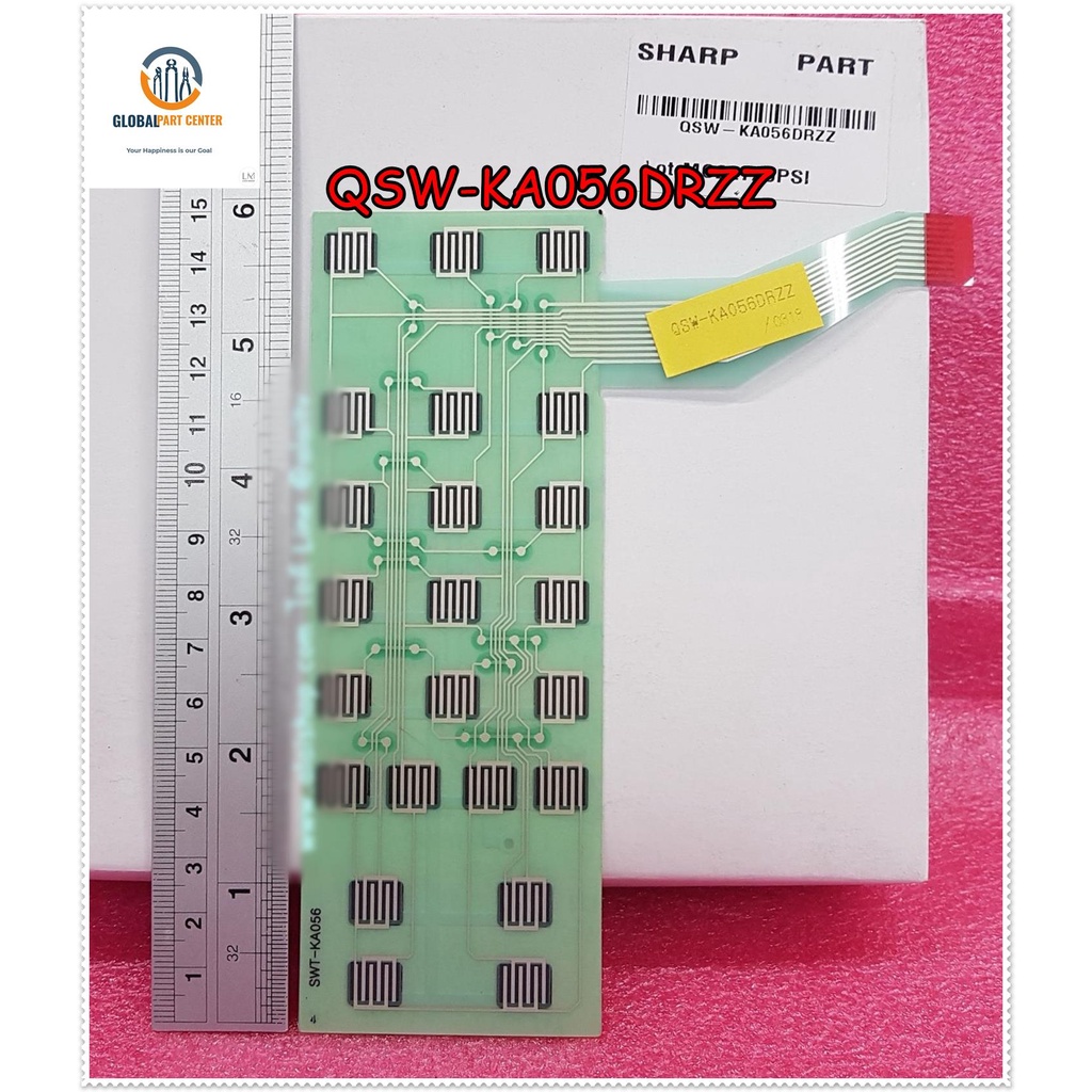 อะไหล่ของแท้/แผงปุ่มกดชาร์ป/คีย์กดชาร์ป/สวิตซ์กดชั้นใน/SHARPพาร์ทQSW-KA056DRZZ/QSW-KA056DRZZC ...