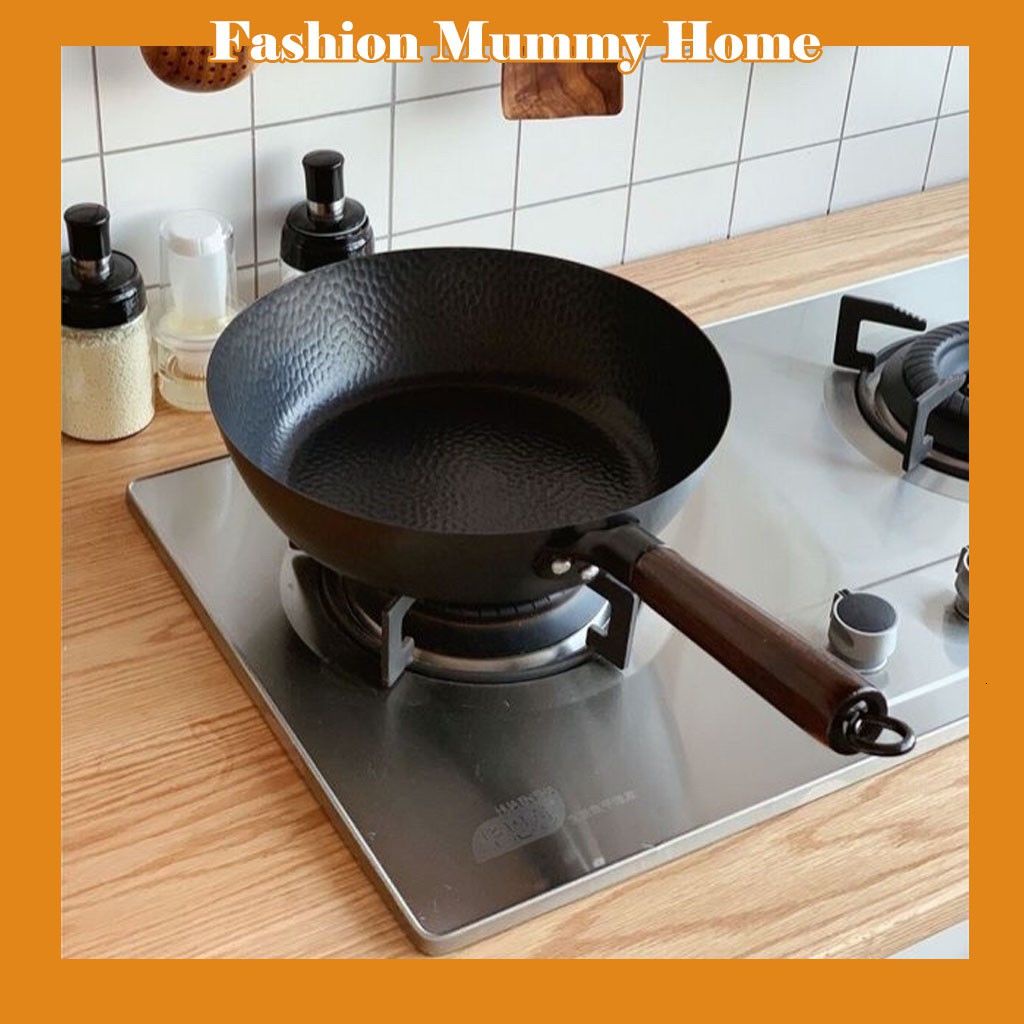 ข้อเสนอพิเศษ Japanese Tamasaki 28cm Iron Wok Non Stick pan 日本原装极铁炒锅28cm ...