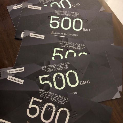 บัตรกำนัลศูนย์การค้า Emporium EmQuartier Emsphere Shopping Complex ...