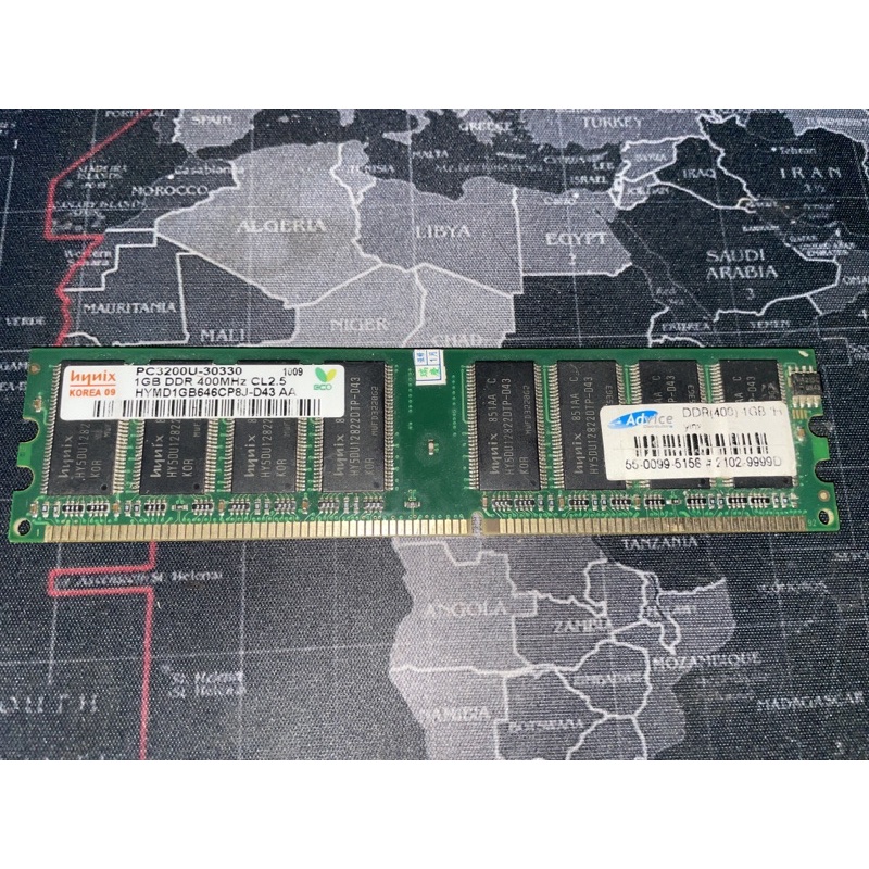 HYNIX RAM 1GB PC3200U - 30330 DDR 400MHz CL3 Ram ( มือสอง ) | Shopee ...