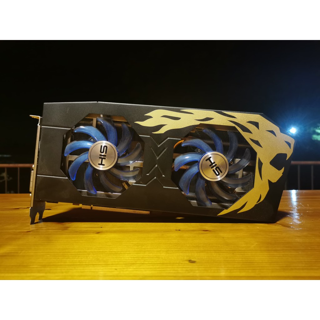 Graphic card HIS RX480 8gb ddr5 | Shopee Thailand
