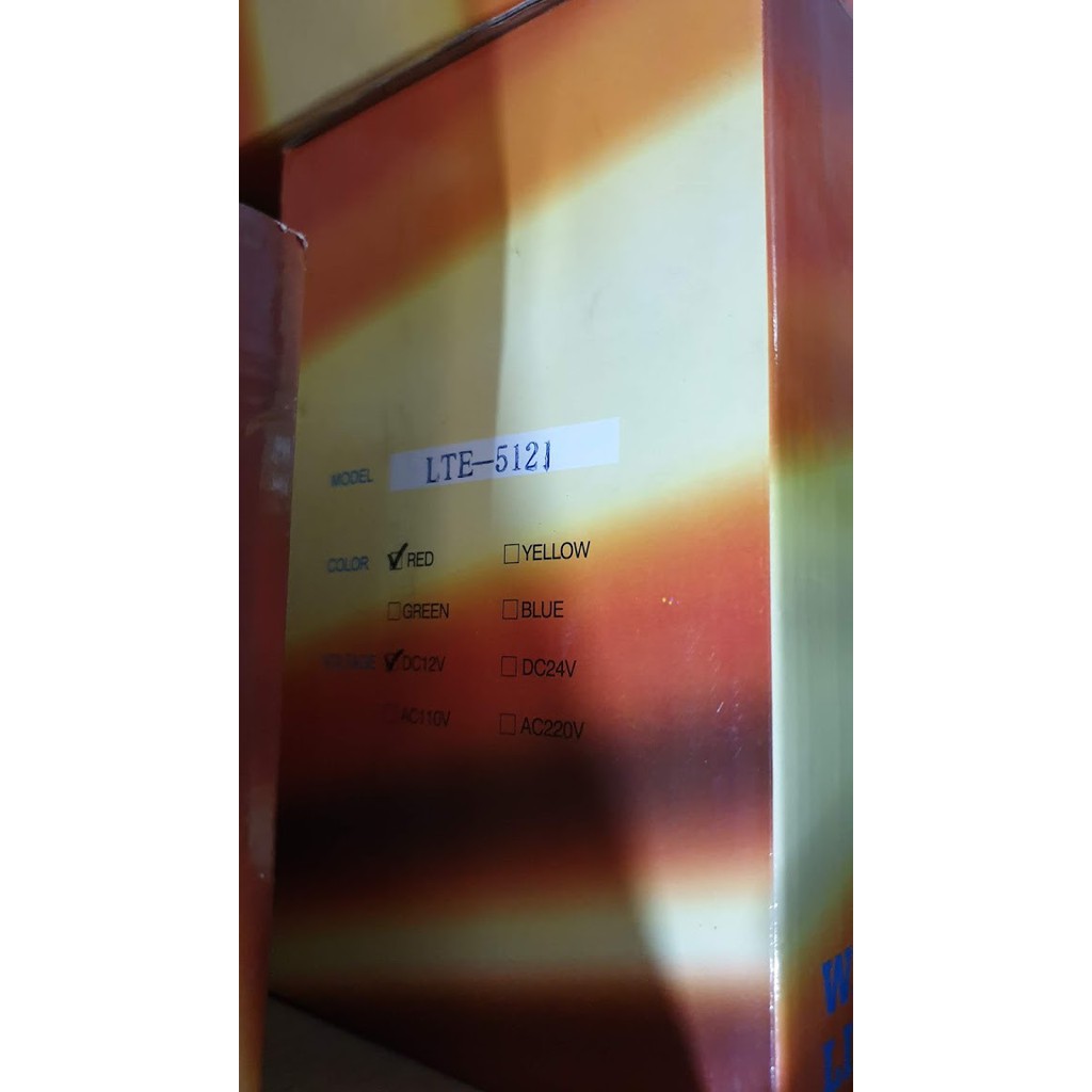 ไฟหมุน / ไฟไซเรน สีแดง ไฟฉุกเฉิน ขอทาง สัญญาณ รุ่น LTE 5121 ขนาด 5 นิ้ว ...