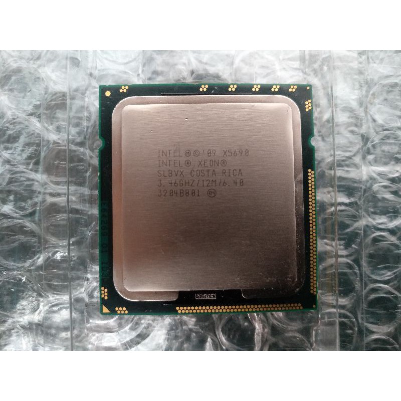 ซีพียู Intel XEON X5690 LGA 1366 CPU PROCESSOR X58 WORKSTATION SERVER ...