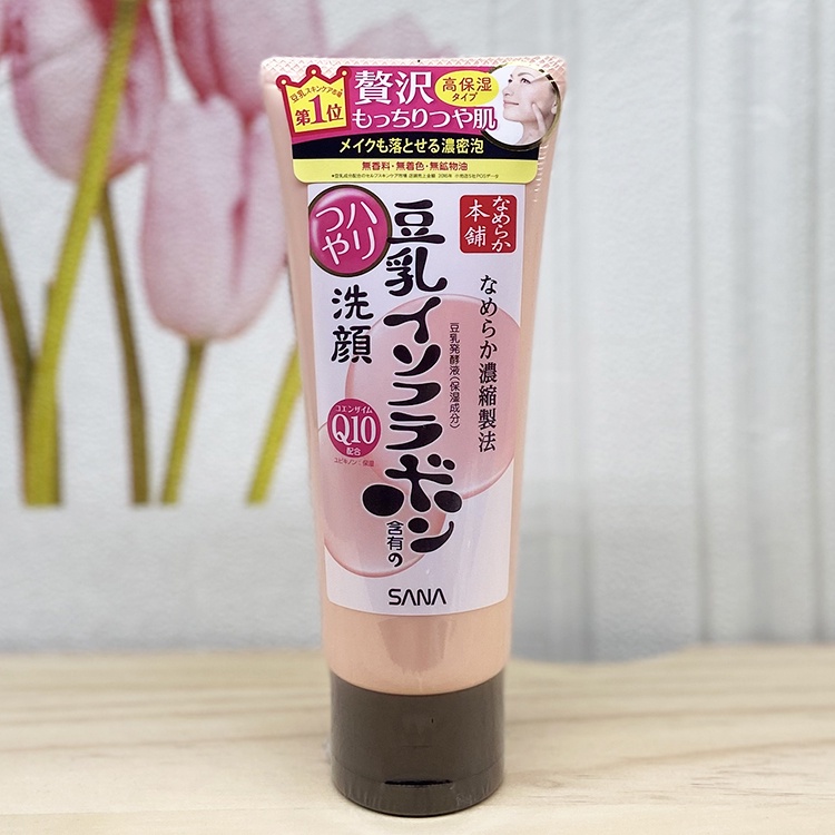 (แท้ Japan ไม่ใช่ฮ่องกง / จีน) SANA Nameraka Honpo Soy Haritsuya Q10 Cleansing Foam 150g ...