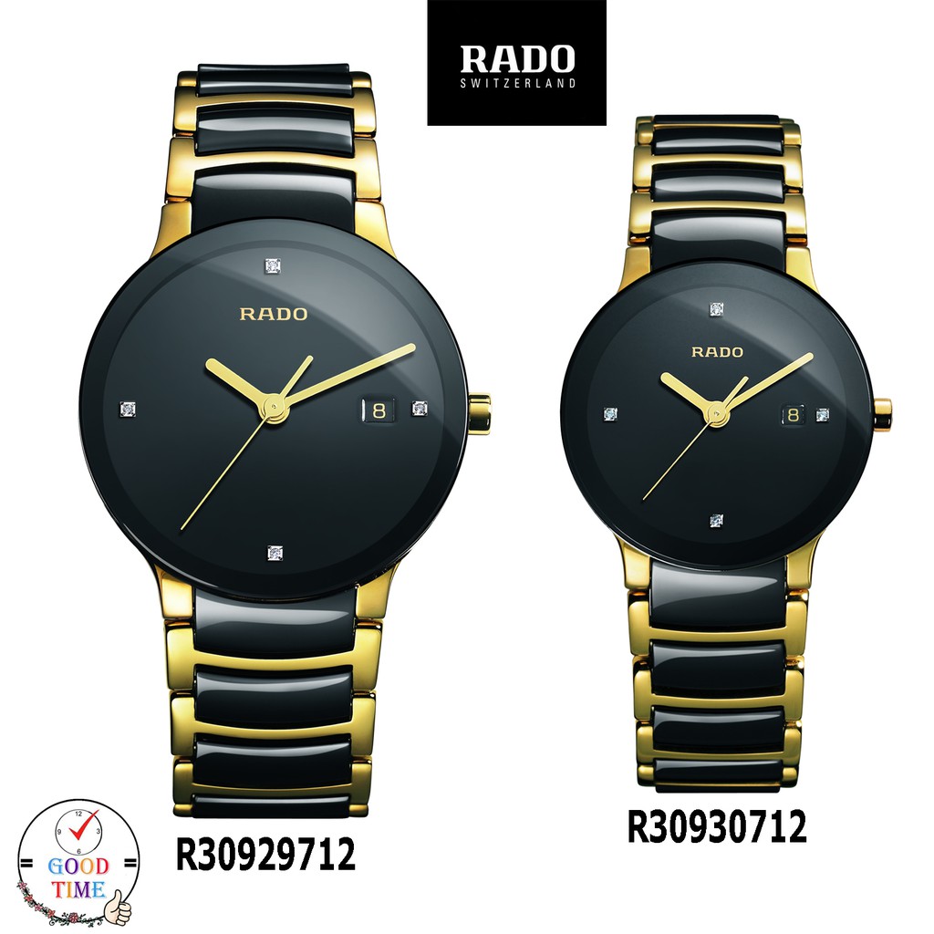 Rado Centrix Quartz นาฬิกาข้อมือชาย,หญิง รุ่น R30929712,30712 สาย ...