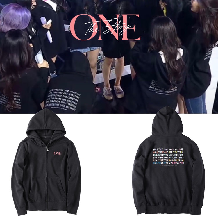 เสื้อฮู้ด IZONE คอนเสิร์ต ONE THE STORY | Shopee Thailand