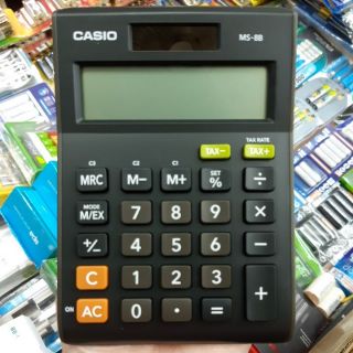 เครื่องคิดเลข Casio ตั้งโต๊ะ Ms-8B 8หลัก ของใหม่ ของแท้บริษัท | Shopee ...