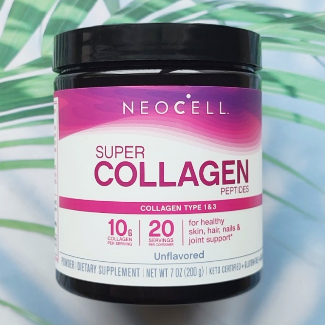 Super Collagen Powder 10,000mg Types 1 & 3, unflavored 200g (Neocell ...