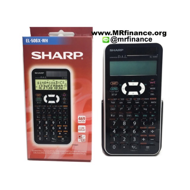 Sharp EL-506X-WH เครื่องคิดเลขวิทยาศาสตร์ชาร์ป ของใหม่ของแท้ | Shopee ...