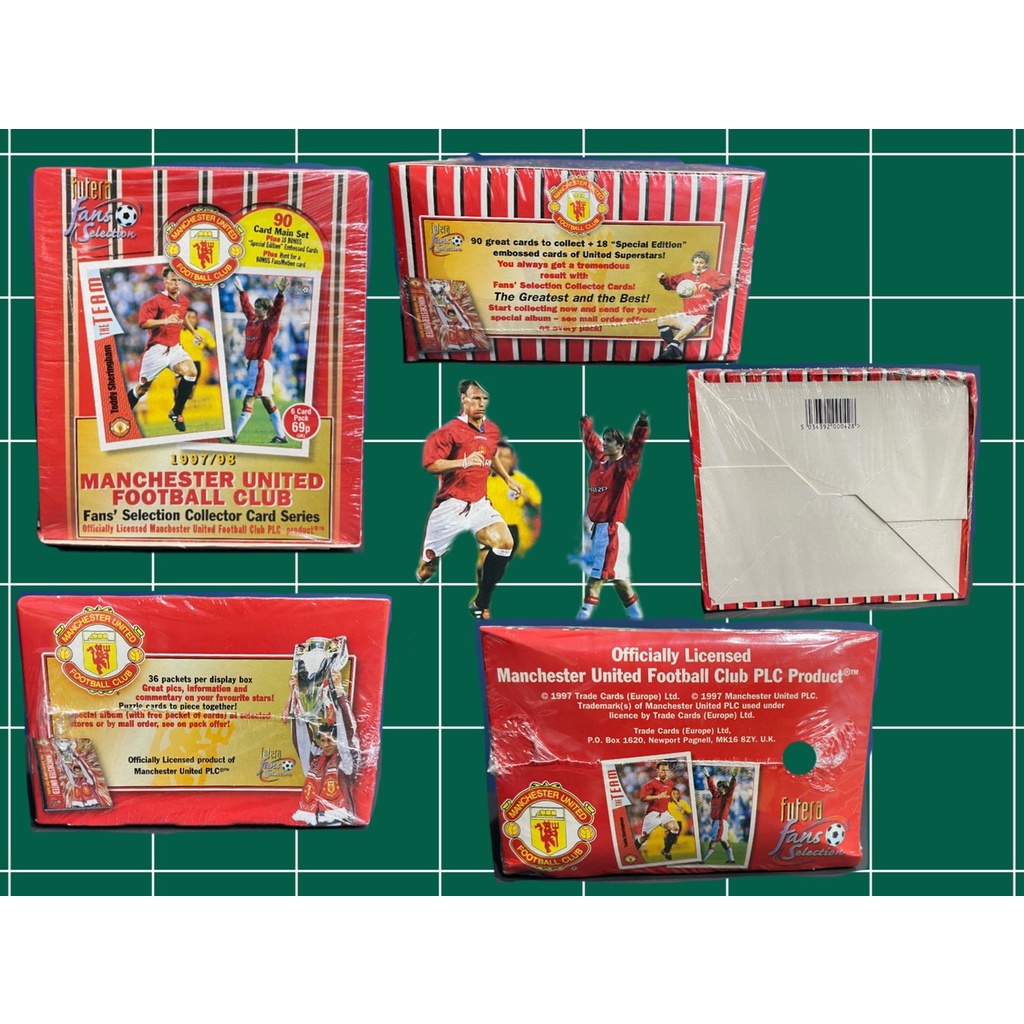 พร้อมส่ง !!! Futera 1997/98 Manchester United Fans Selection Box ...