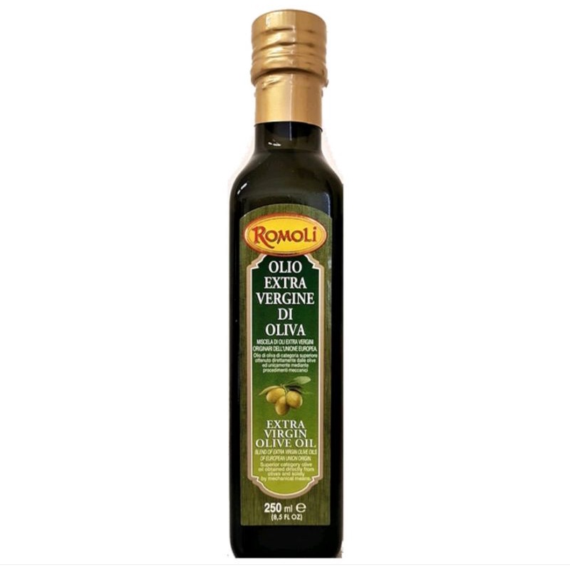 Romoli extra virgin olive oil 250ml. น้ำมันมะกอก น้ำมันมะกอกธรรมชาติ ...