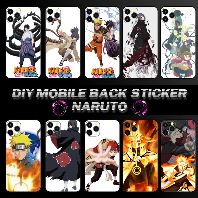 Diy Naruto phone Back Sticker for Honor / Asus / ROG โทรศัพท์ทุกรุ่น ...